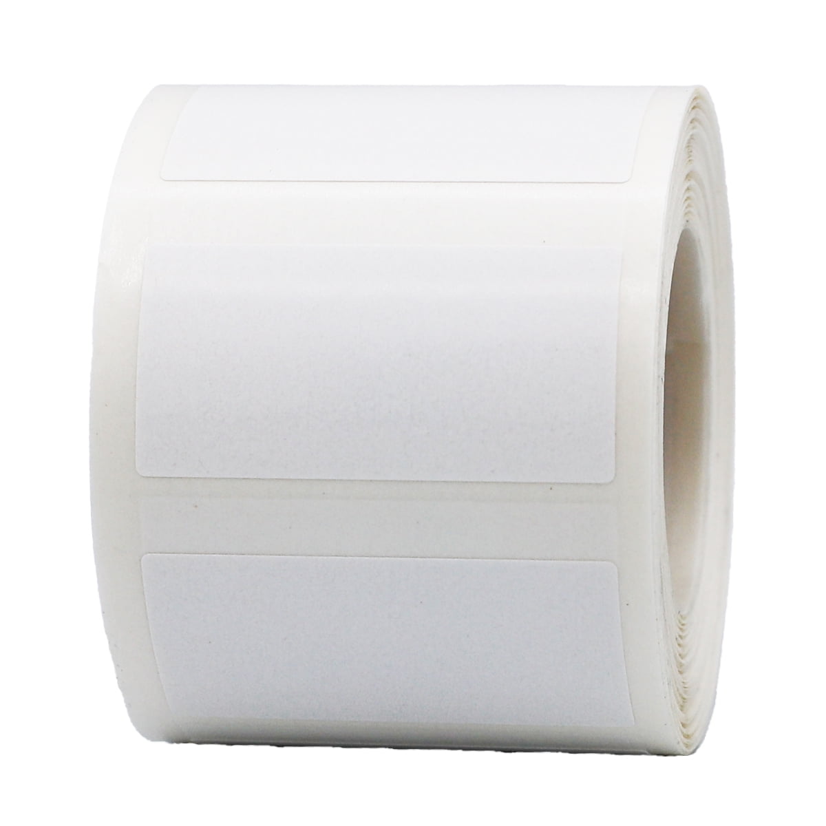 White Rectangle Stickers | 0.75 x 1.5" Inch | 500 Pack - Walmart.com