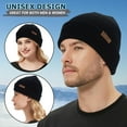EINSKEY Knit Cuffed Lined Beanie, 2-Pack Skull Cap Beanie Stocking Hats ...