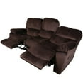 Porter Designs Ramsey Transitional Triple Power Recliner Sofa in ...