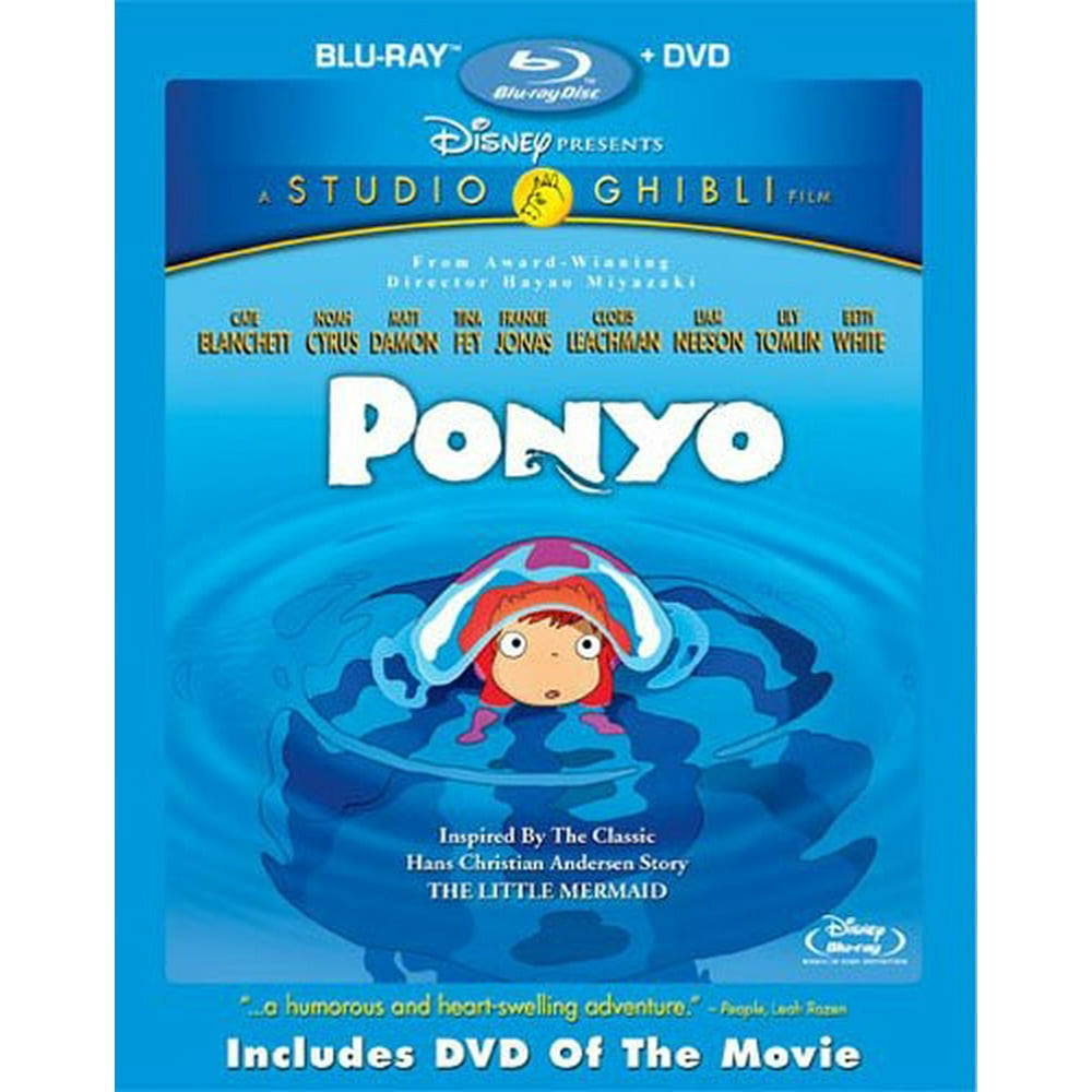 Ponyo [Widescreen] [With DVD] [2 Discs] [Foil O-Ring] (Blu-ray + DVD ...