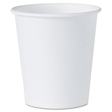 Solo, SCC442050, Treated Paper Water Cups, 100, Pack, White, 3 fl oz ...