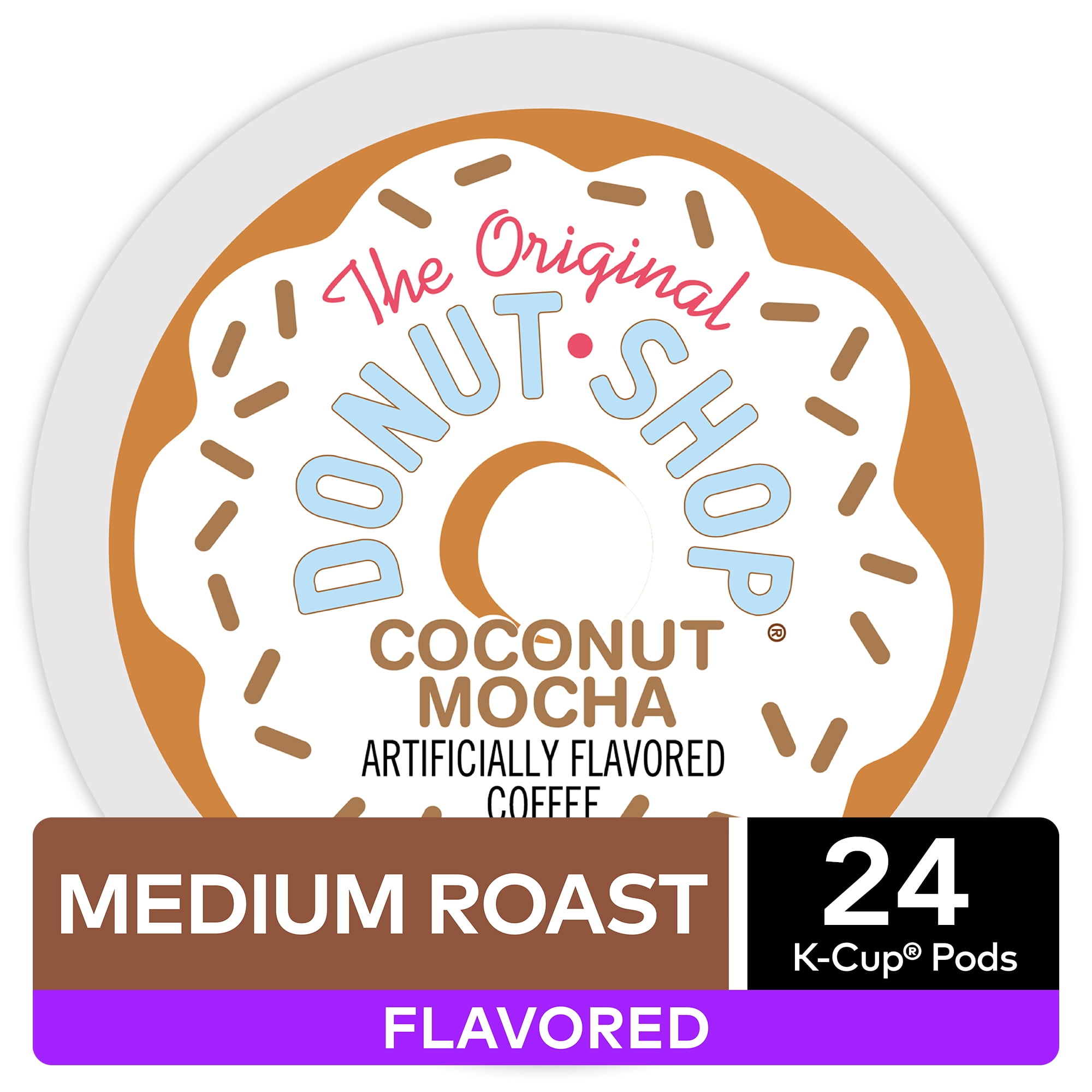 The Original Donut Shop Coconut Mocha Flavored Coffee Keurig K Cup Pod