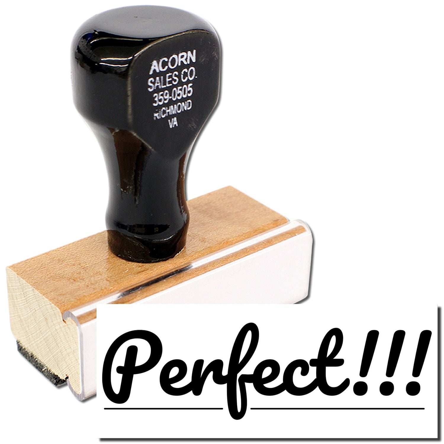 Perfect Rubber Stamp, Wooden Handle Rubber Stamp, Laser Engraved Dies ...