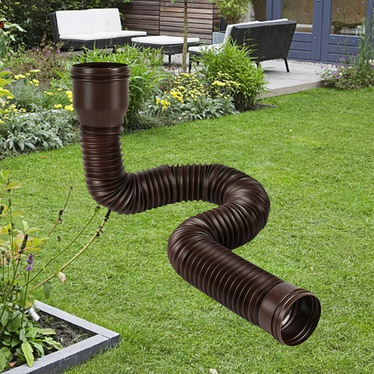 Down Spout Extender Plusgutter Black 2-Pack Rain Gutter Downspout ...