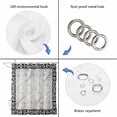 54x78 Inch Shower Curtain Decorative Gray Marble Vintage Bathtub Bath ...