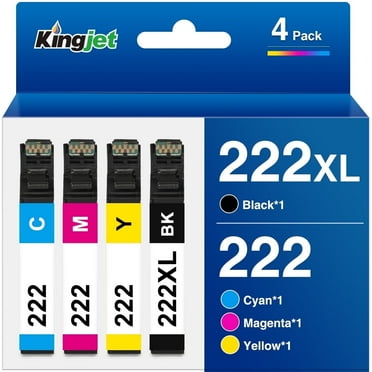 222XL 222 Ink Cartridge for Epson Ink 222 XL 222XL T222 XL Combo Pack ...