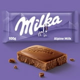 Milka Alpine Milk Chocolate, 100% Alpine Milk Specialty Cocoa Bar, 100g ...