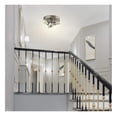 3-Light Semi Flush Mount Ceiling Light, Dimmable LED Directional ...