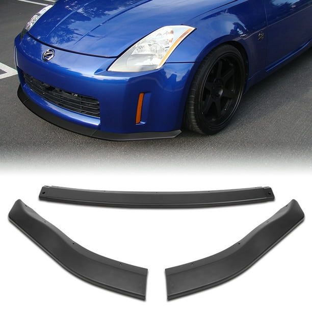 Stay Tuned Performance For 2003-2005 Nissan 350Z Z33 CT-Style Matt Black Front Bumper Spoiler ...