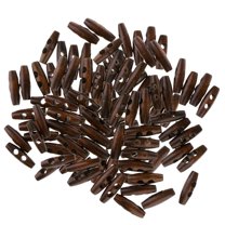 Pack of 12 Vintage Oval Wood Toggle Buttons 30mm (3cm) For Sewing ...