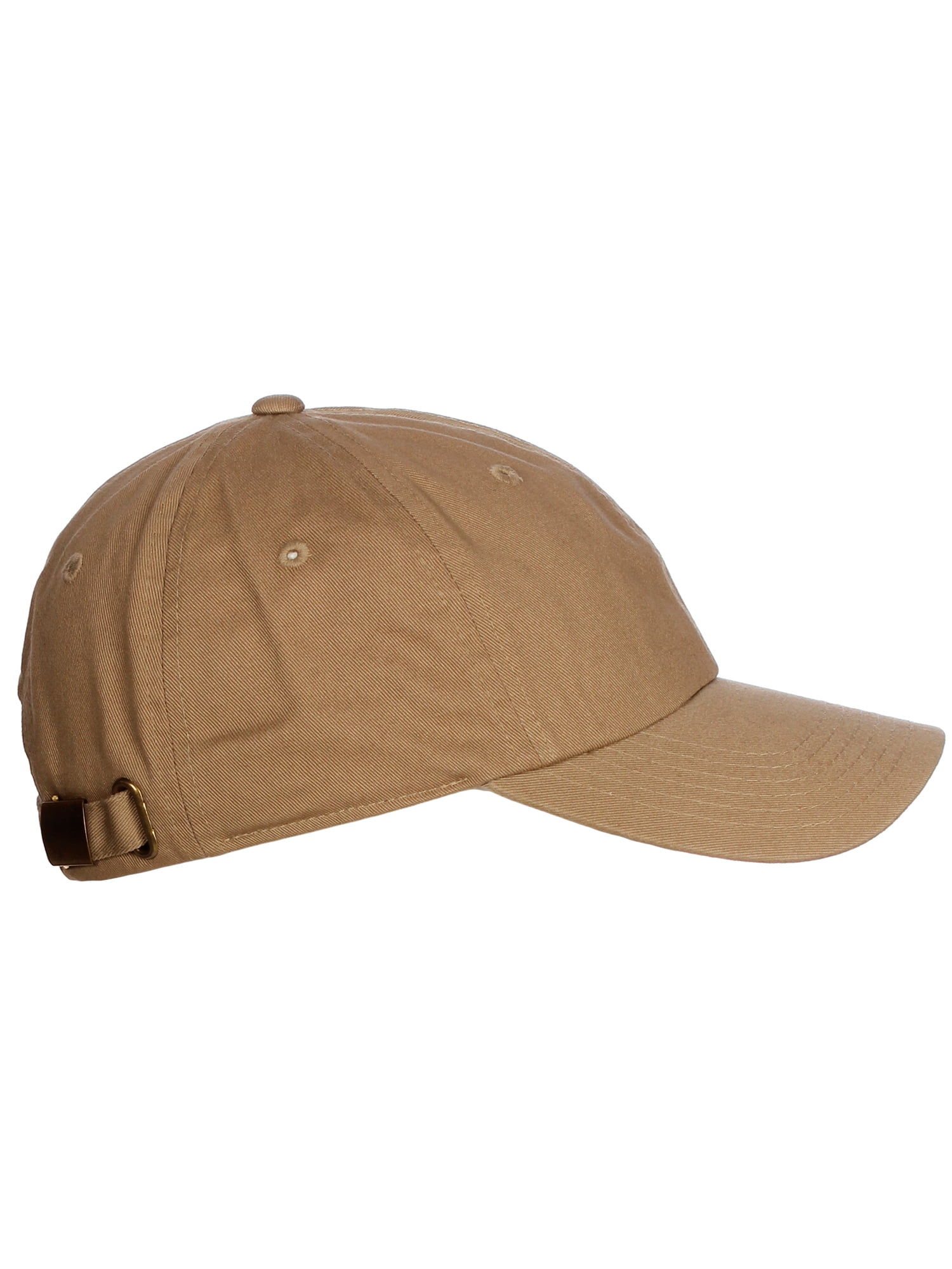 D&I Plain Dad Hat 100% Cotton Unstructured Hat Unisex Adjustable Strap ...