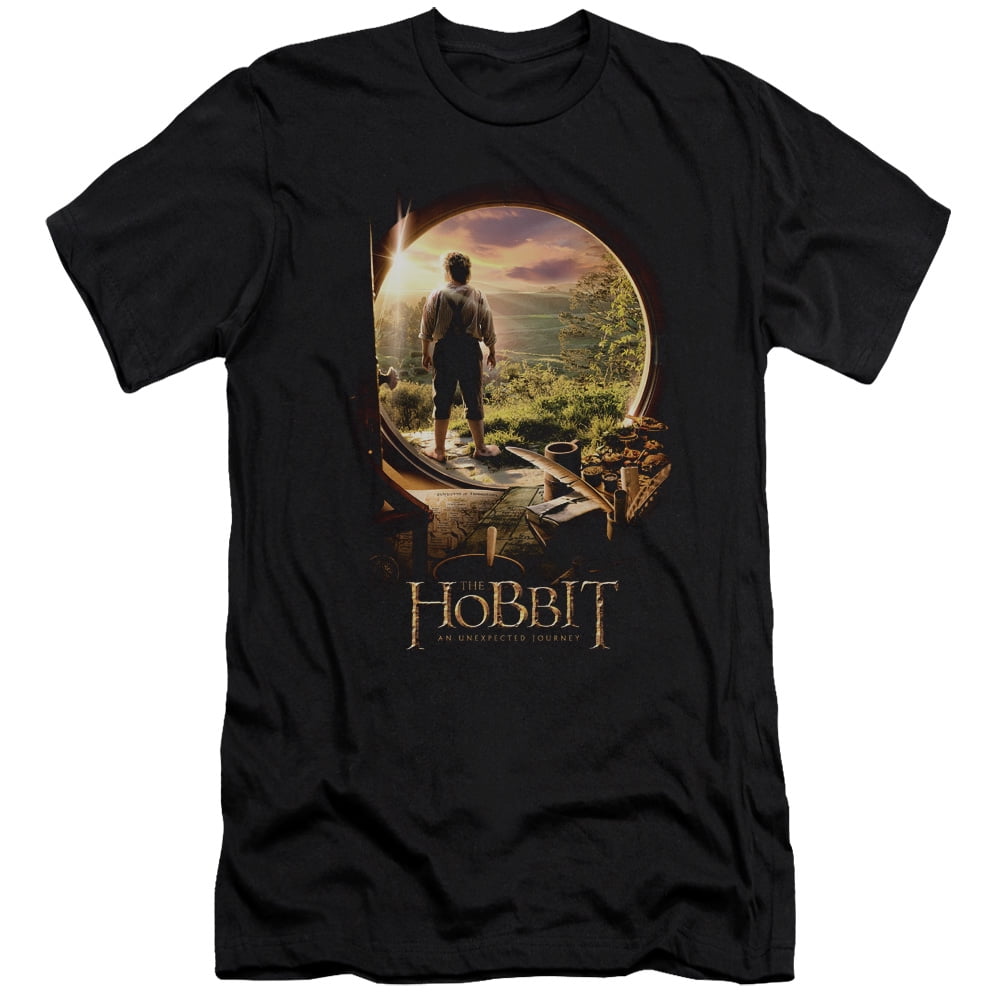 The Hobbit - Hobbit In Door - Slim Fit Short Sleeve Shirt - Medium ...