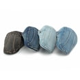 2026 Four Seasons Denim Solid Newsboy Caps Men Washed Flat Peaked Cap ...