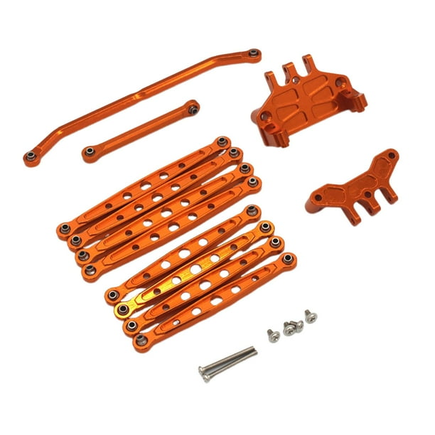 12 Pieces Metal Steering Servo Links with Base Seat Upgrade Parts ...