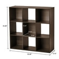 Mainstays 9 Cube Storage Organizer, Espresso - Walmart.com