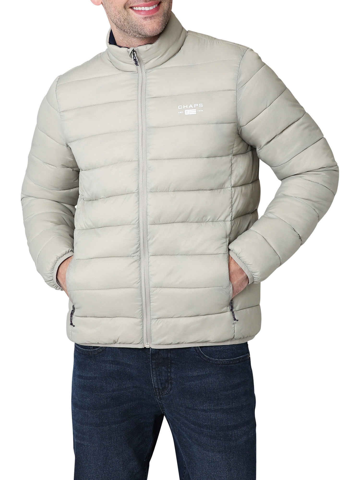 Chaps Men's Lightweight Vineyard Puffer Jacket -Sizes XS up to 4XB ...