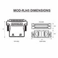 DB25 to Dual RJ45 Adapter with TASCAM DIGITAL/ANALOG Pinout - Walmart.com