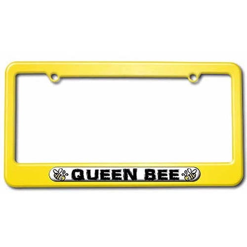 Queen Bee, Bumble Bee License Plate Tag Frame, Multiple Colors ...
