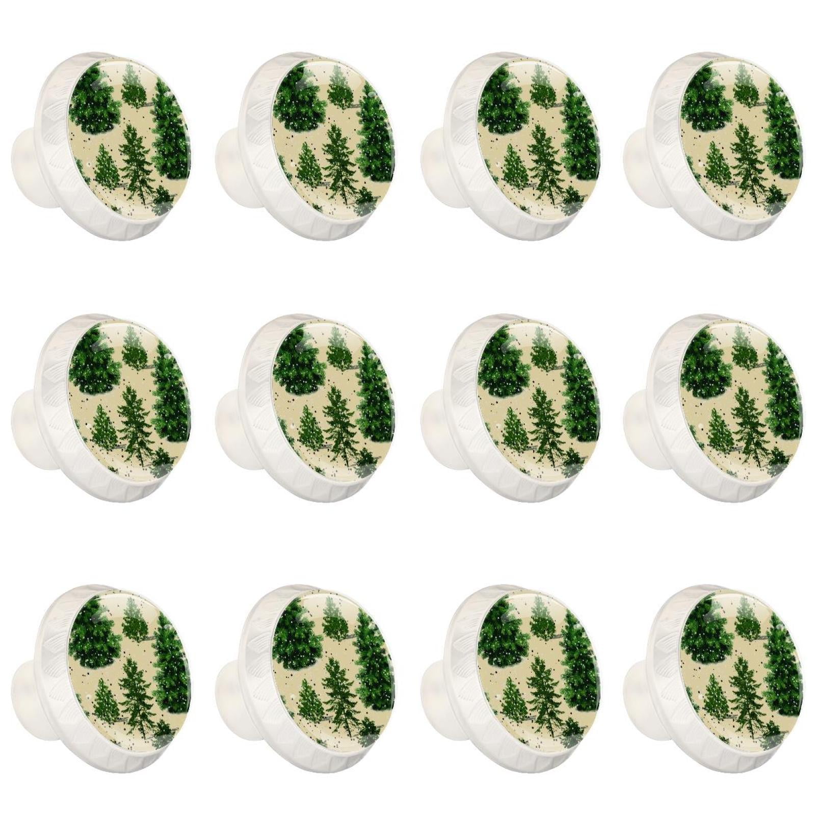 12 Pcs Pine Knobs for Kitchen Cabinet Cupboard Dresser Bookcase Drawer ...