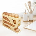Egg Organizer, Egg Holder, Slide Type Refrigerator Storage Box, 4 Tier ...