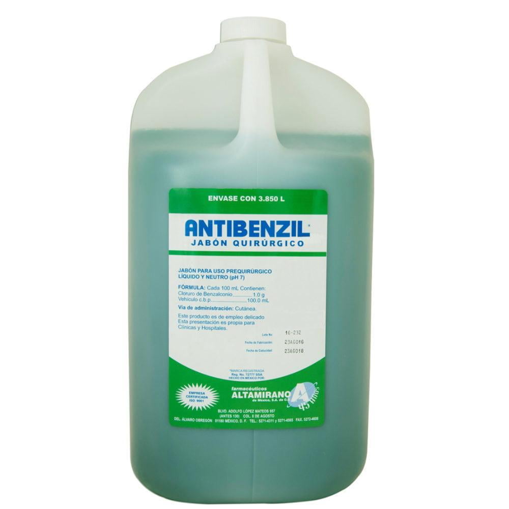 Jabón Quirúrgico Antibenzil Liquido y Neutro NF 3.85 Lts Altamirano 3. ...