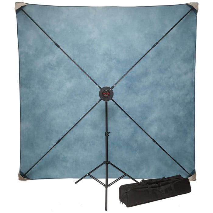 Studio Assets 8' x 8' PXB Pro Portable X-Frame Background System ...