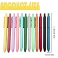 1 Pc Fine Point 0.5mm Gel Pen, Black Ink Retractable Pen, Smooth ...