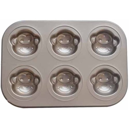 Carbon Steel Cat Claw Bread Mold Tray Baking Tool Cartoon 6 Continuous ...
