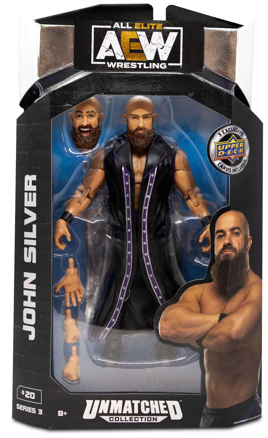 Buy AEW All Elite Wrestling Unmatched Collection Series 3 John SIlver Action Figure Online at ...