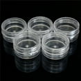 Teissuly 50Pcs Clear Plastic Empty Cosmetic Sample Containers Jars Pots ...