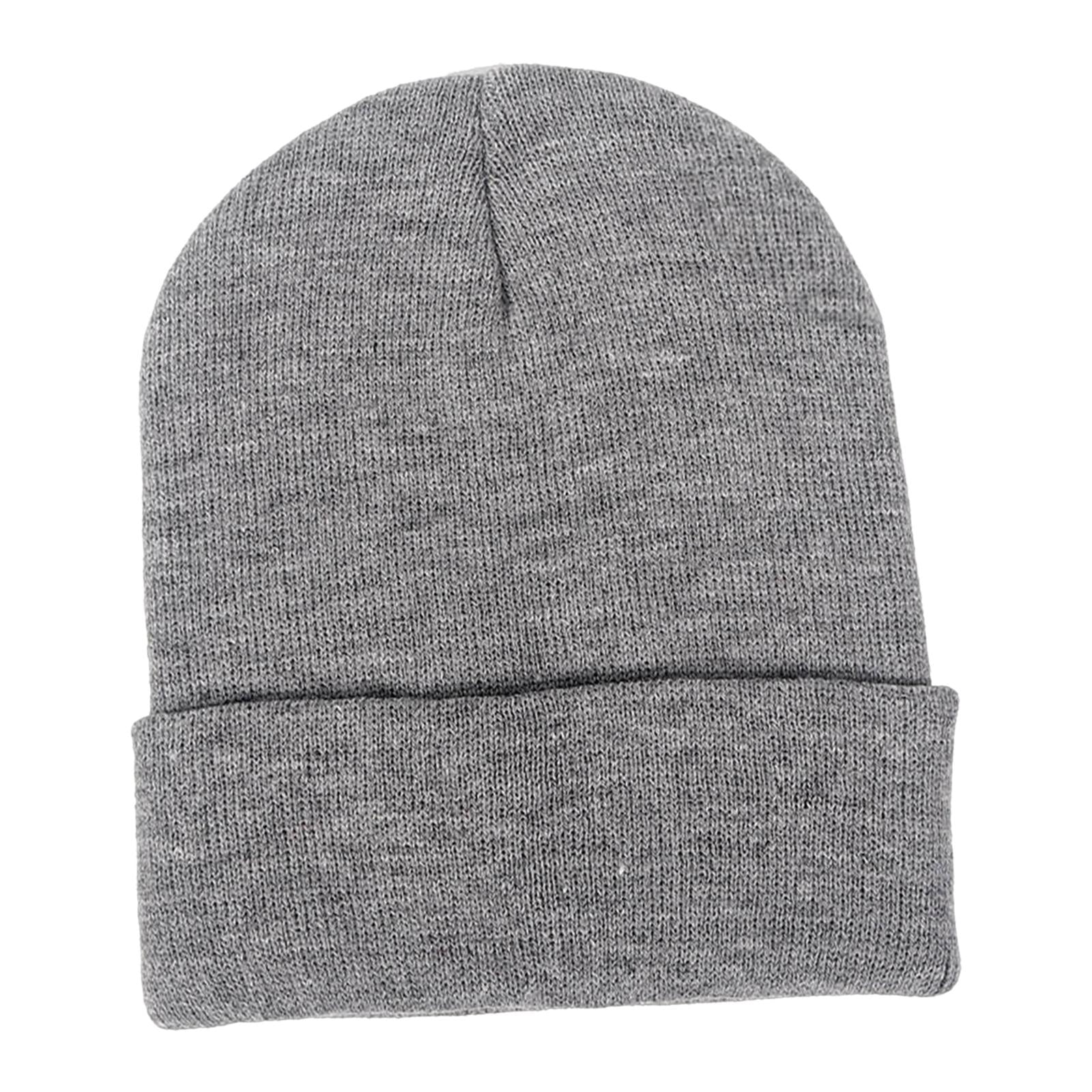 Winter Knitted Hat Beanie, Comfortable Adults Cold Weather Hat Warm Hat ...