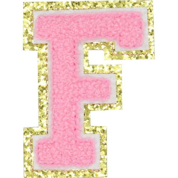 English Letter F Iron On Repair Patches Alphabet Sewing Appliques ...