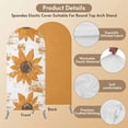 Arch Backdrop 7.2 Ft, Orange Sunflower Spandex Stretch Fitted Arch ...