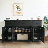 Gymax Buffet Storage Cabinet Console Table Kitchen Sideboardd Home ...