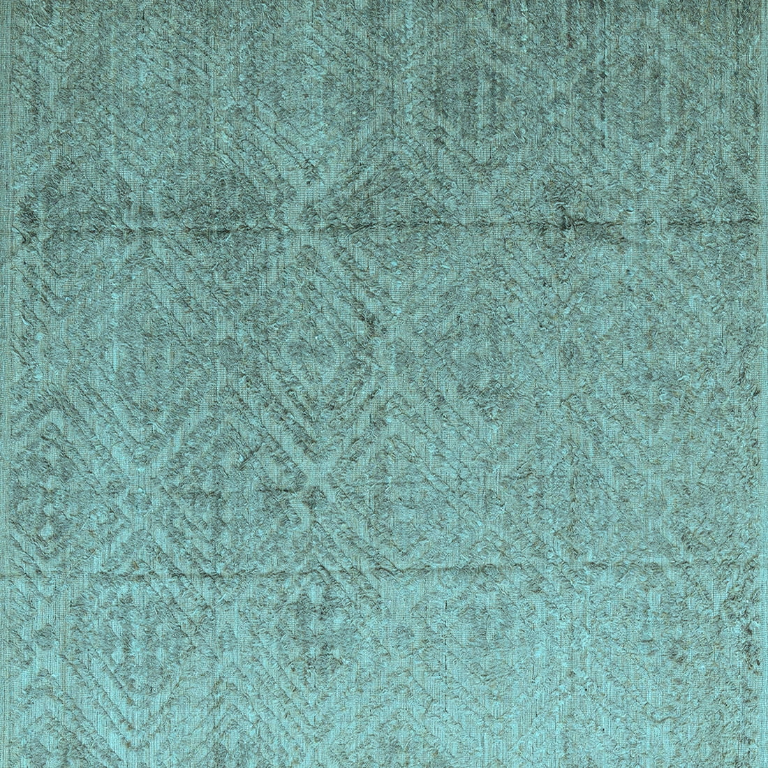 Ahgly Company Indoor Square Oriental Light Blue Modern Area Rugs, 6 ...