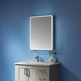 Vinnova Perma 24" LED Lit Medicine Cabinet Wall Mounted Mirror in ...