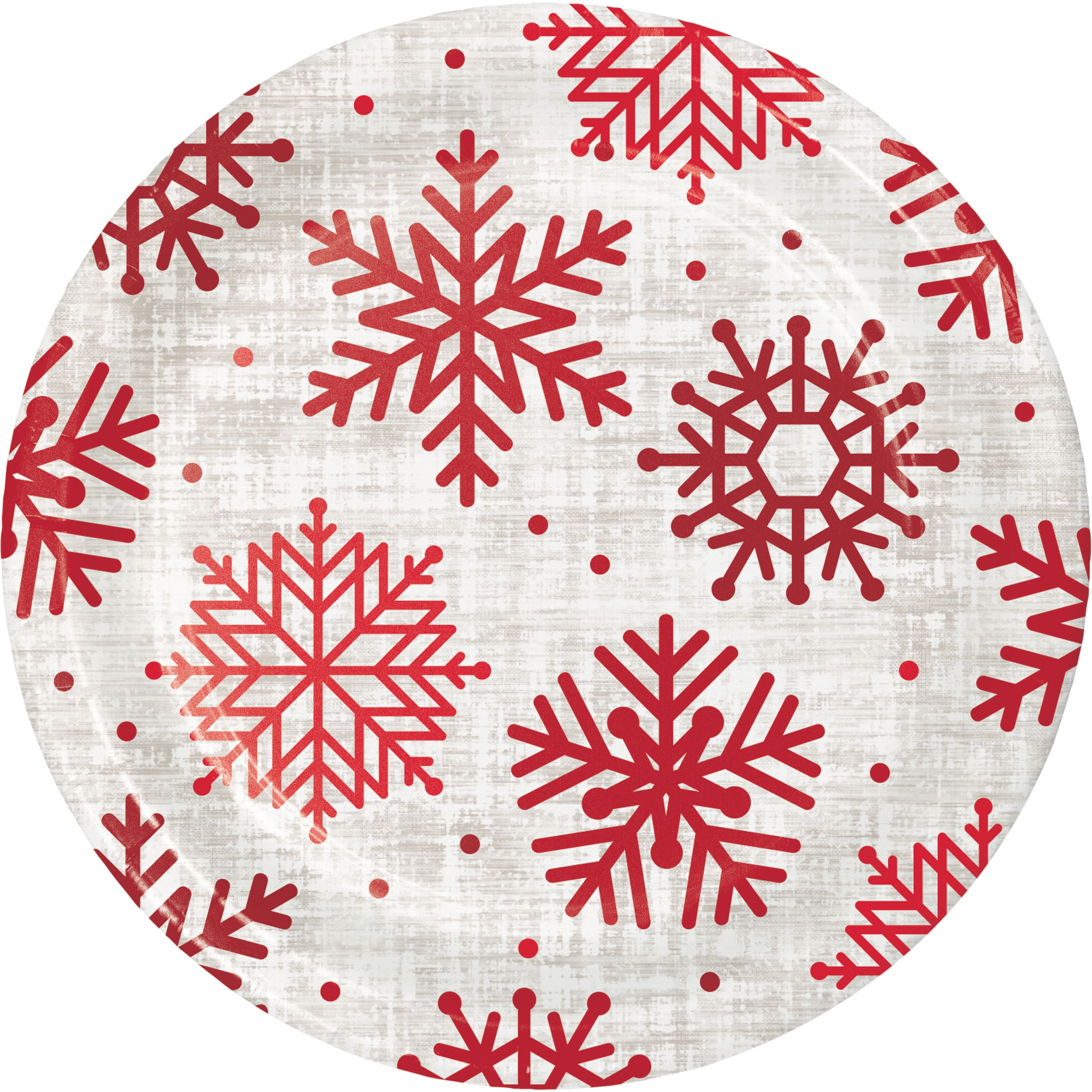 Let it Snow Dessert Plates, 24 ct - Walmart.com