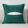 24×24 Inch Decorative Throw Pillow Cover Set, Soft Corduroy Fabric ...