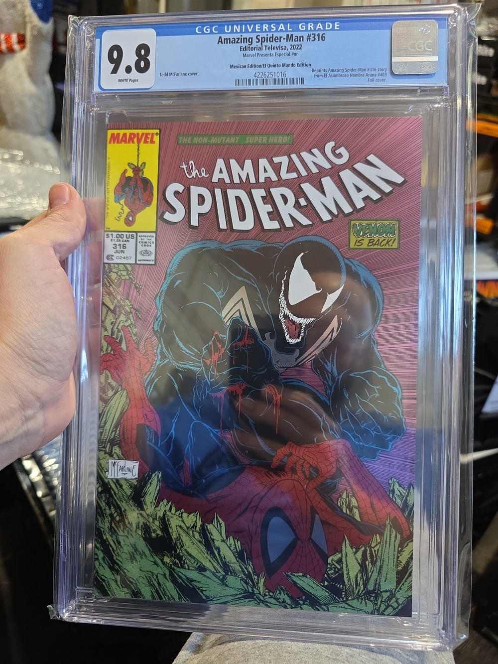 Amazing Spider-Man #316 - CGC 9.8 Comic Book - Walmart.com
