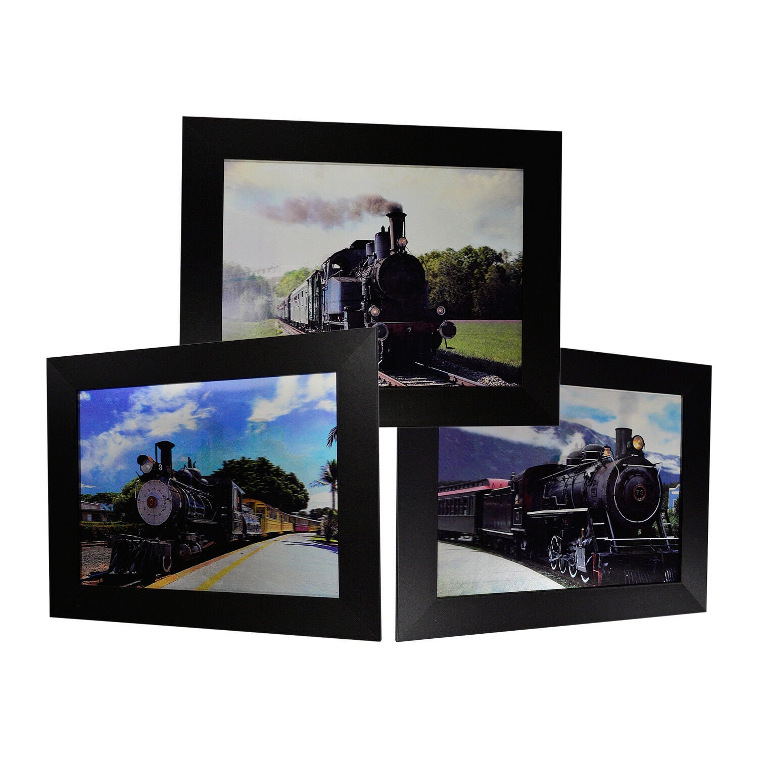 3 Dimension 3D Lenticular Picture Vintage Retro Stream Engine Train ...