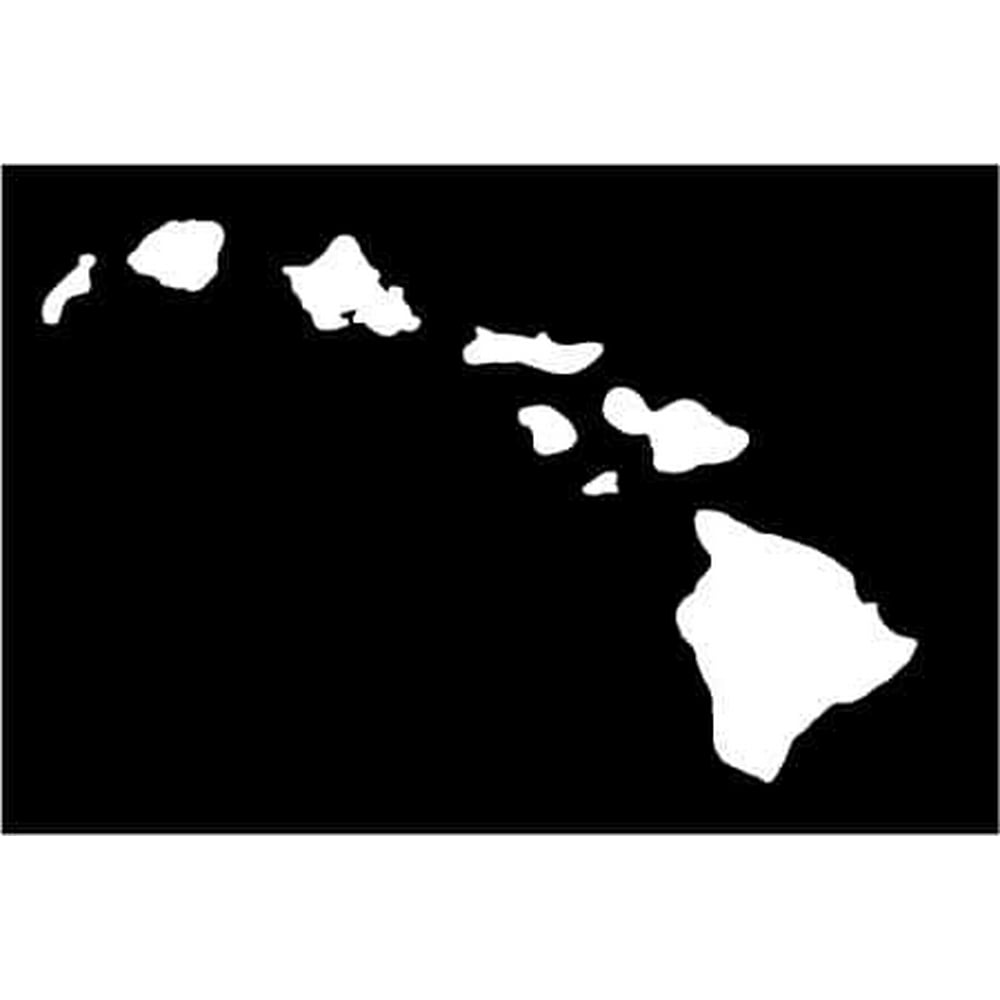Hawaii Islands Decal Sticker | Hawaiian Islands Decal | 7.5-Inches Wide ...