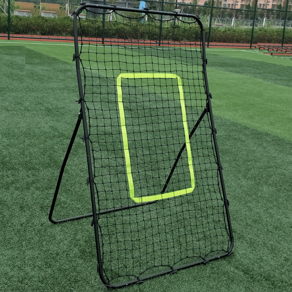 Hassch Rebound Pitchback Net, Adjustable Training Practice Rebounder ...