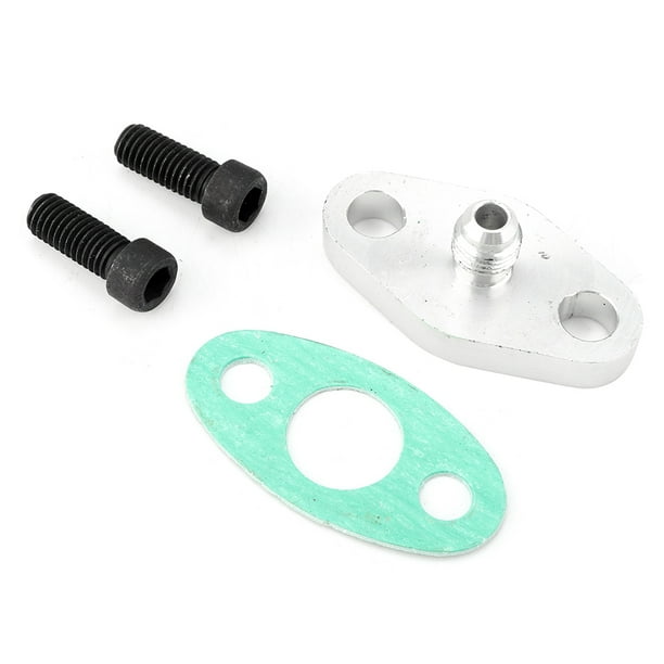 Flange Gasket Oil Feed Flange Oil Inlet Adapter AN4 Oil Feed Inlet ...