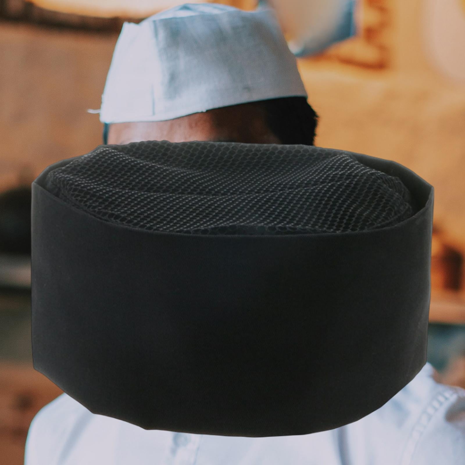 Chef Hat Adjustable Work Hat Waiter Hat with Mesh Top Cooking Hat for ...