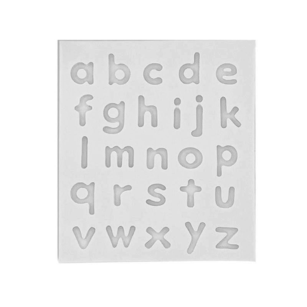 Casting Resin Candy for Chocolate Uppercase Alphabet Fondant Molds Cake ...