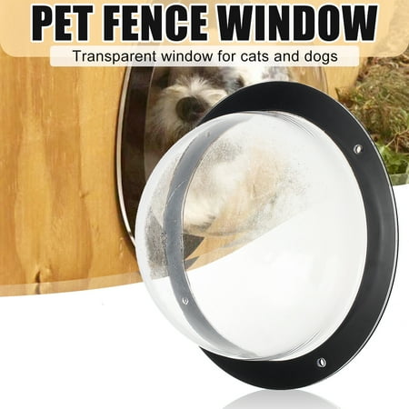 Clear Pet Dog Fence Window Fence Bubble Dome Acrylic Dogs Supplies ...