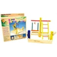 PENN-PLAX Bird Life Wooden Playpen – Perfect for Small Breeds - Keep ...