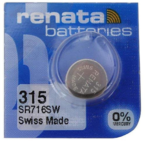 Renata Batteries 315 / SR716SW Silver Oxide Watch Battery (10 Pack ...