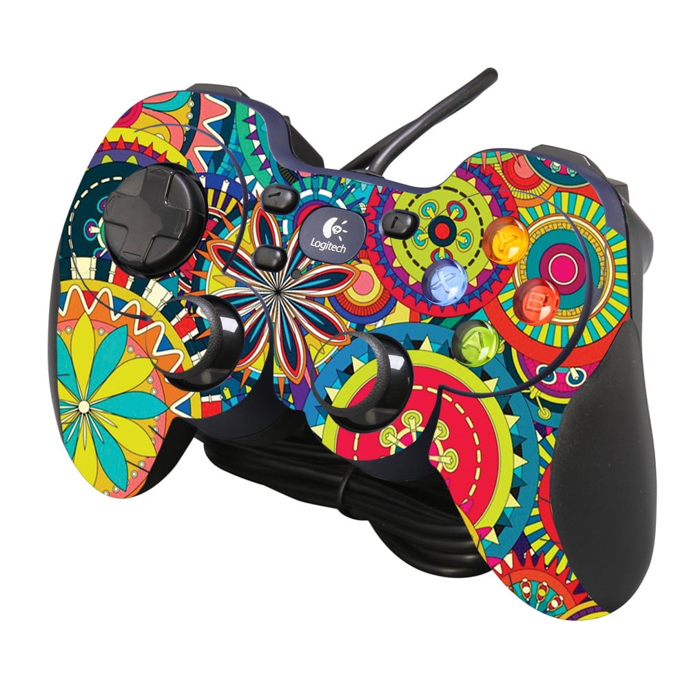 Skin Decal Wrap Compatible With Logitech Gamepad F310 Sticker Design ...