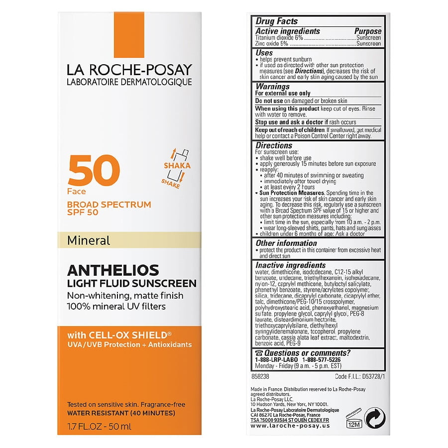 Écran solaire minéral ultra-léger La Roche-Posay Algeria | Ubuy